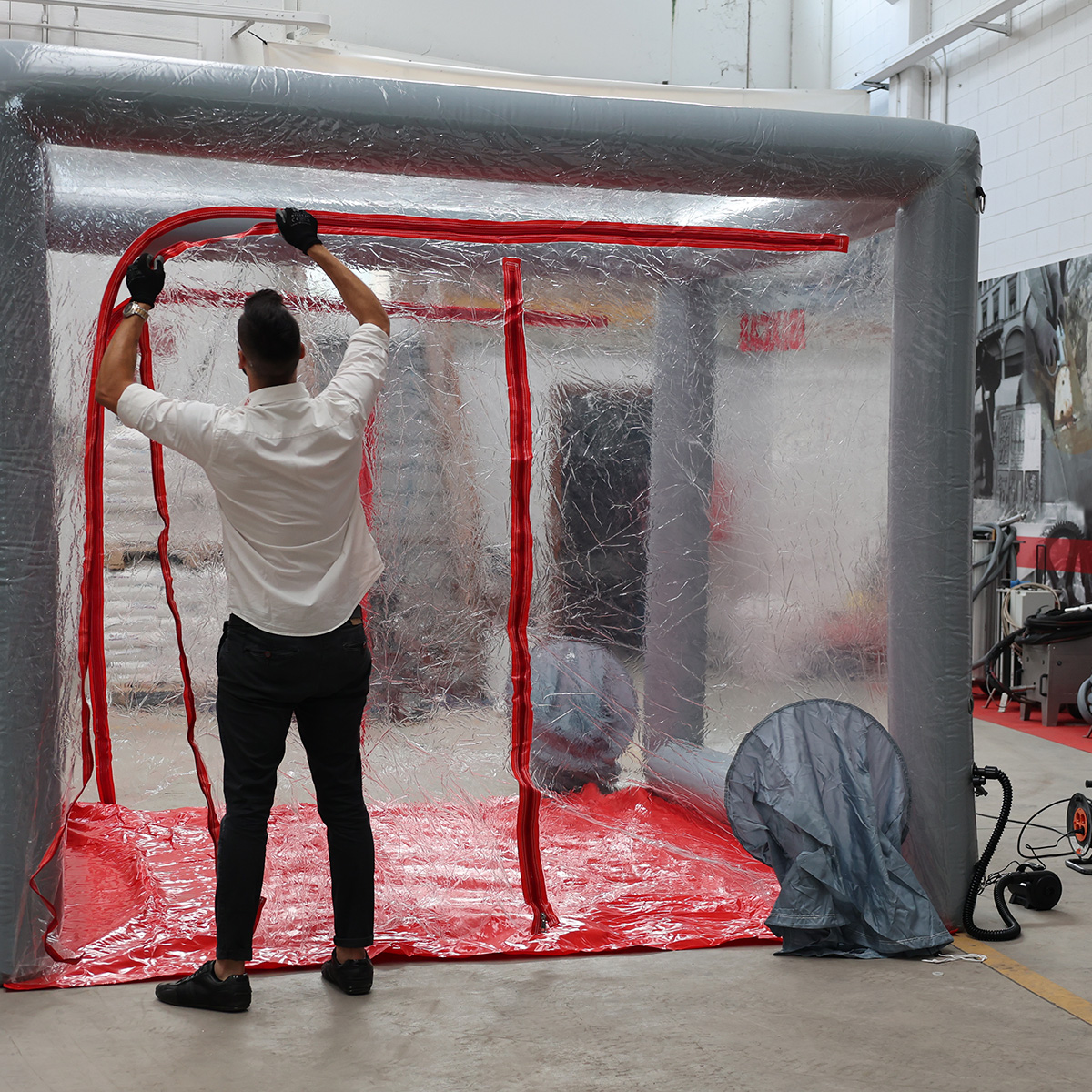 IBIX CAB – Cabines portatives de sablage – IBIX Conservation Technologies